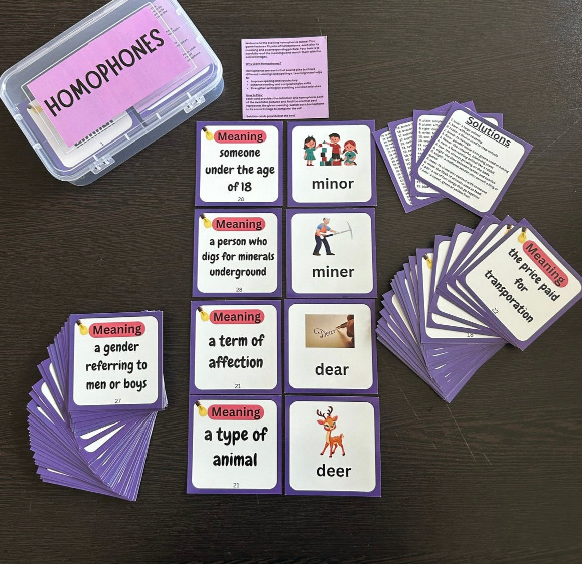 Homophones – Learning Concepts With SG