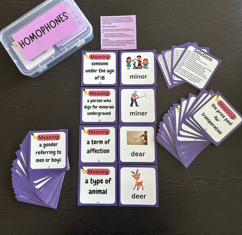 Homophones – Learning Concepts With SG