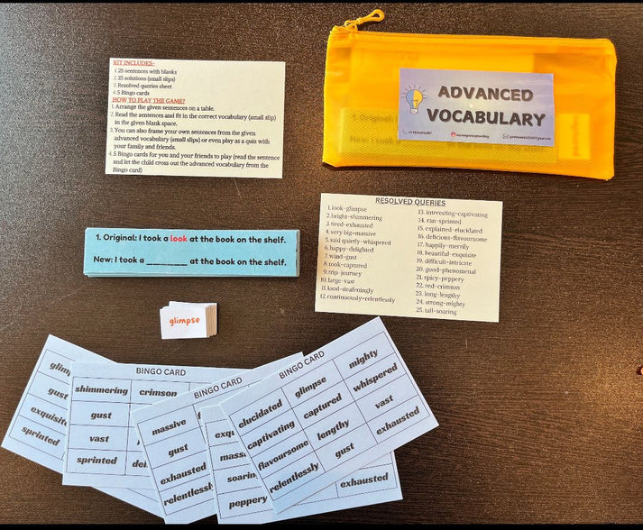 Advanced Vocabulary – Learning Concepts With SG