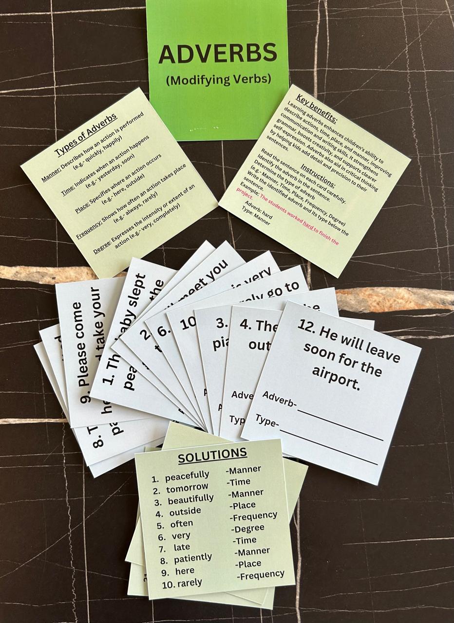 Adverbs – Learning Concepts With SG